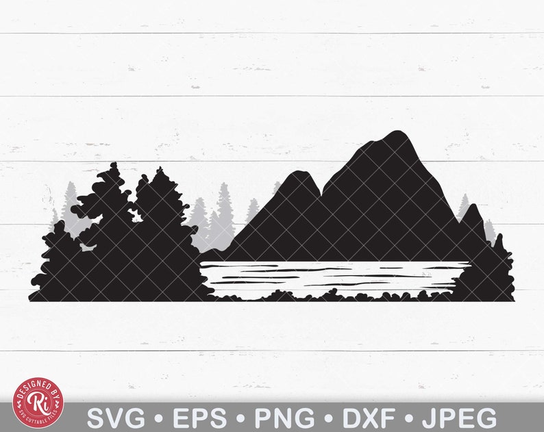 Treeline Svg Forest Trees Pine Tree Tree Line Nature - Etsy