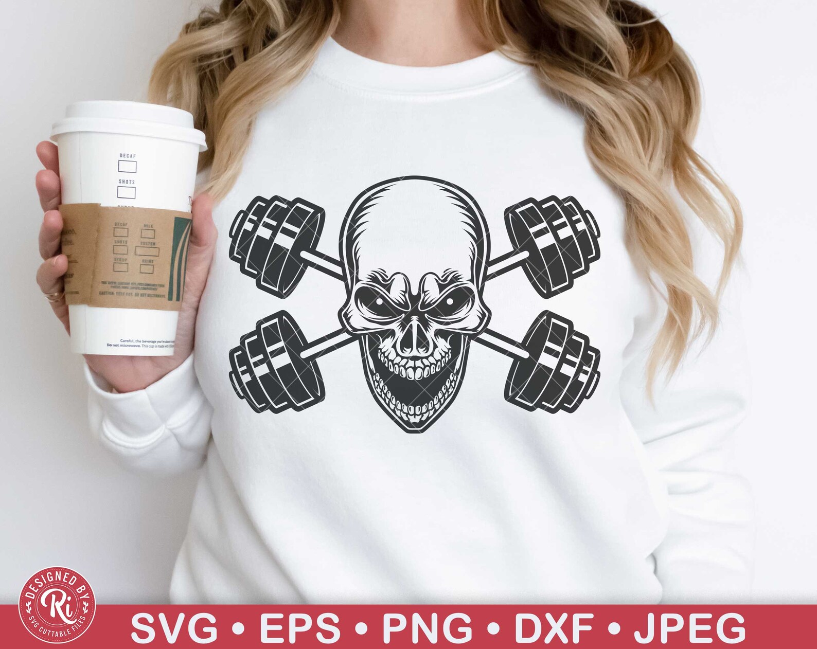 Skull Barbell Svg Skull Gym Svg Skull Bodybuilder Svg - Etsy