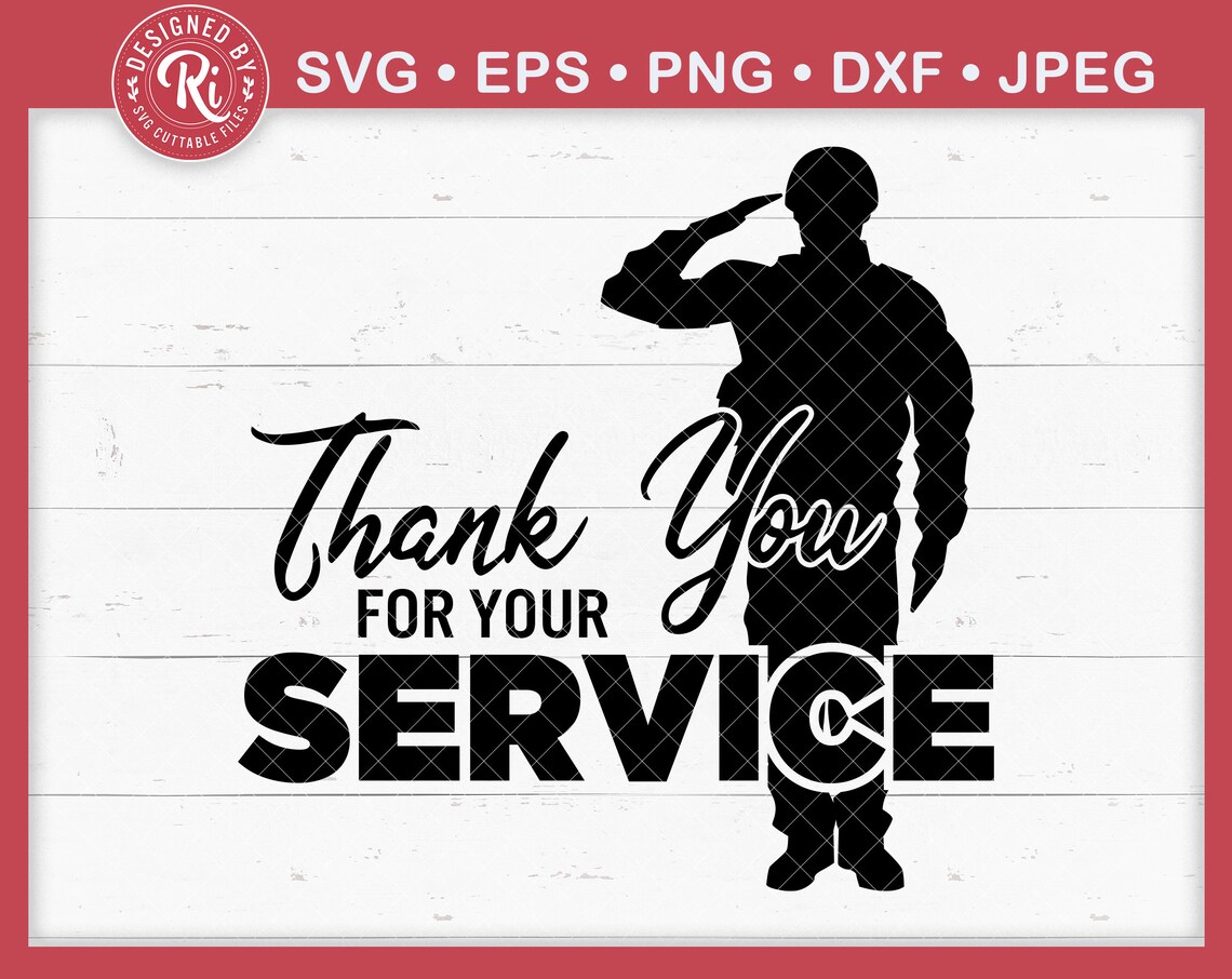 Thank You for Your Service Svg Proud Veteran Svg US Army | Etsy