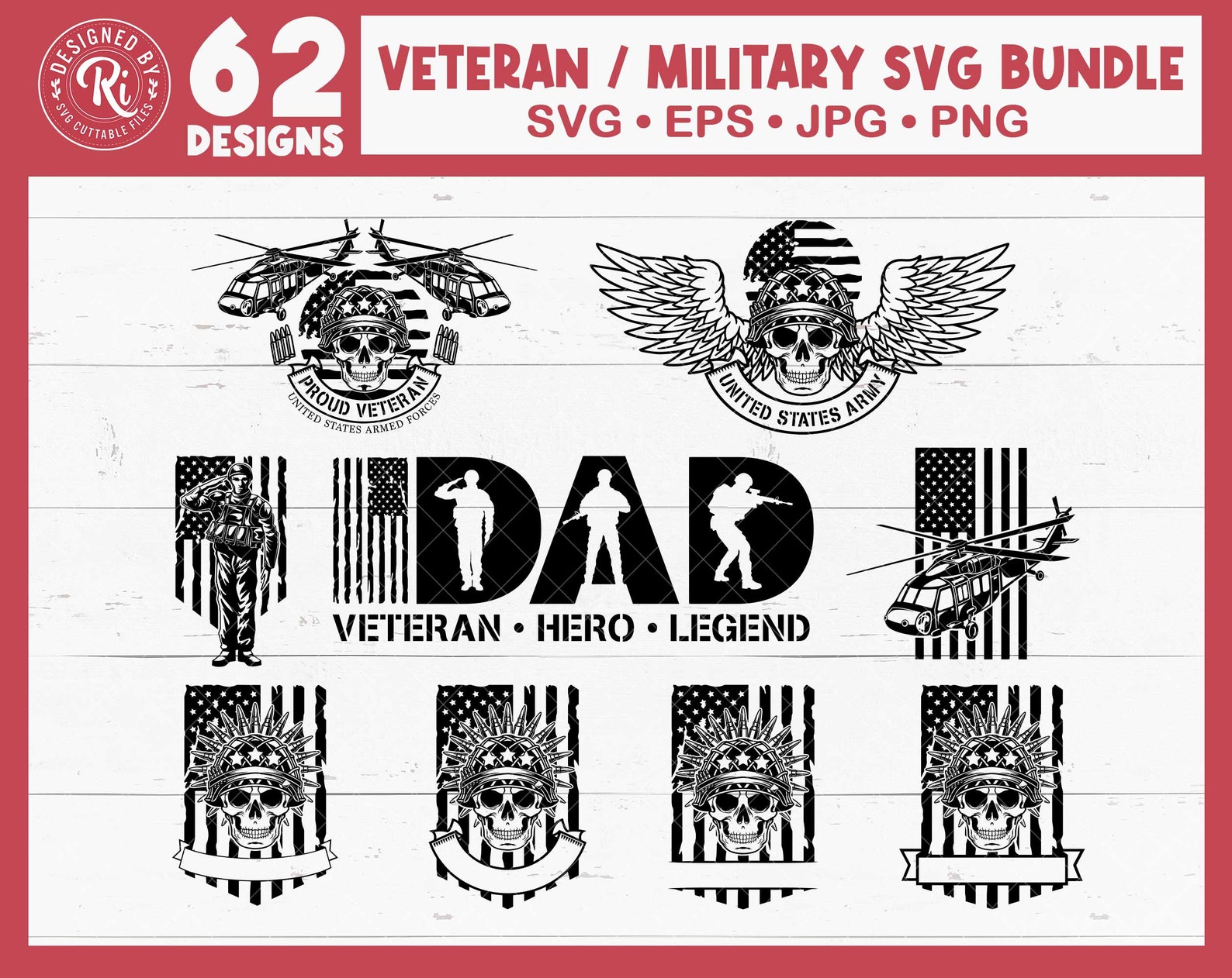 Veteran Svg Bundle | Military Svg Bundle | Patriotic Svg Bundle | Army ...