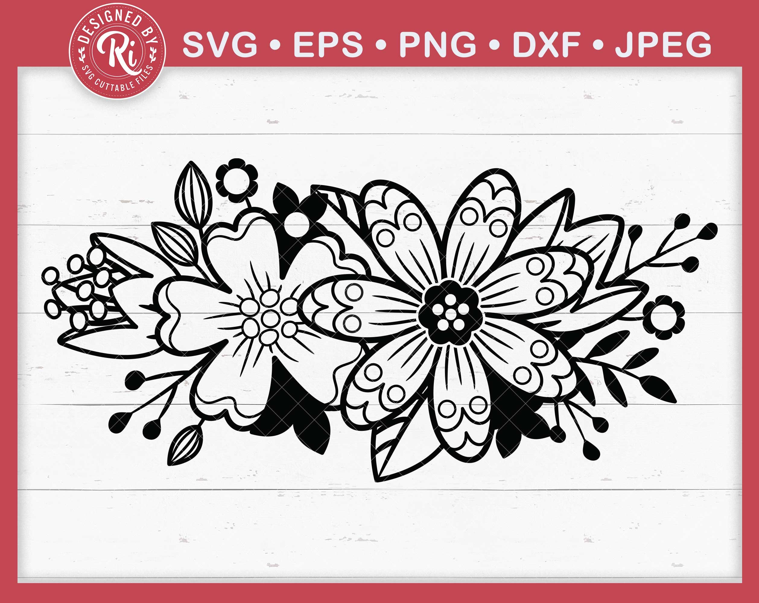 Flower Svg Bundle Flower Svg Flower Vector Bouquet Svg - Etsy