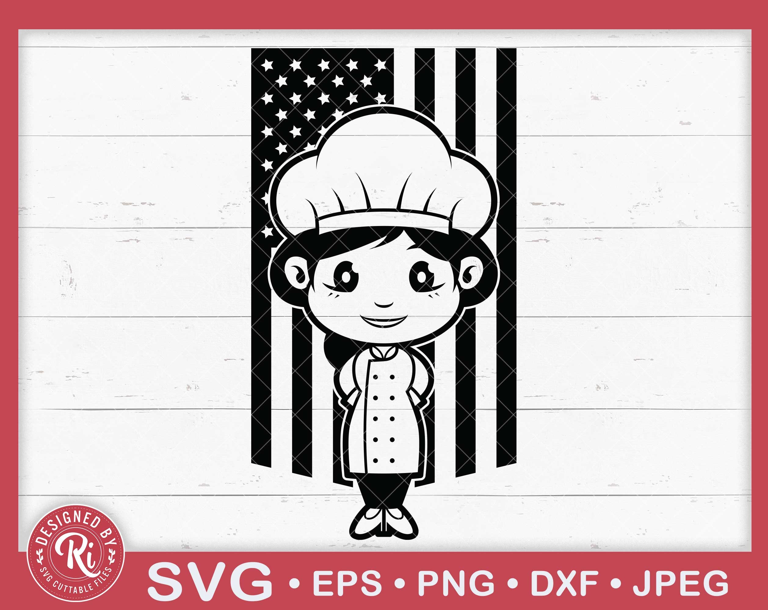 US Lady Chef Logo Svg Female Cook Svg Cooking Svg Baking - Etsy Canada