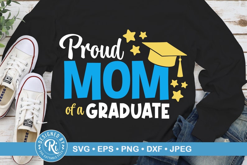 Proud Mom of A Graduate Svg Senior Mom Svg Graduation Svg - Etsy