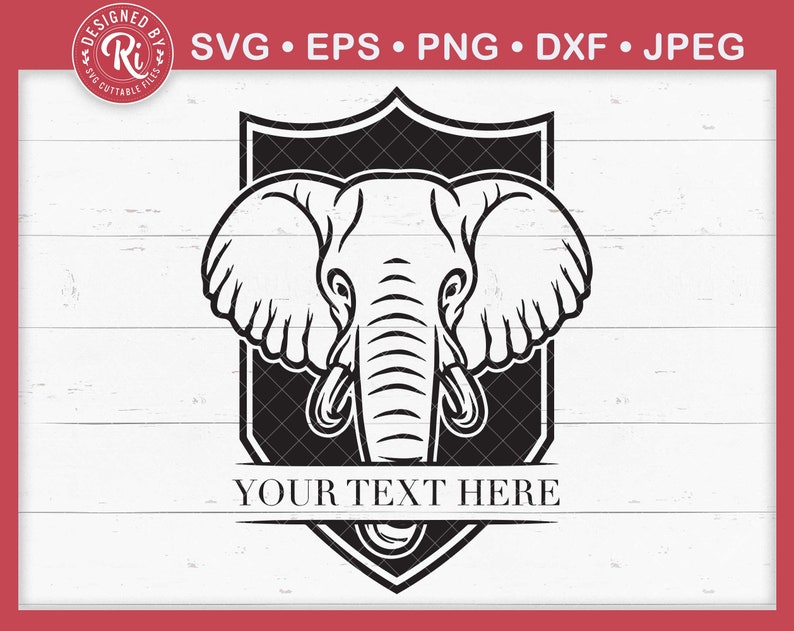 Elephant Monogram Svg, Safari Animal Svg, African Svg, Nature Svg ...