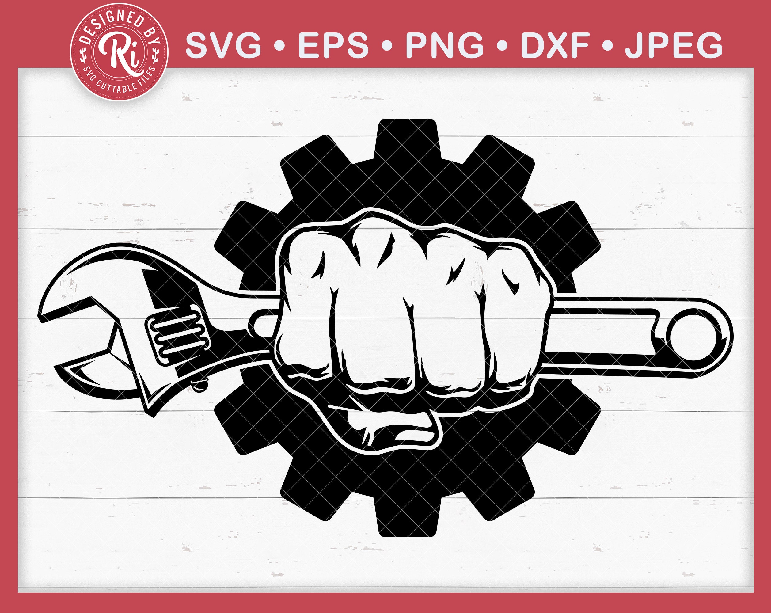 Mechanic Monogram Svg Smash Punch Mechanic Svg Wrench Svg | Etsy