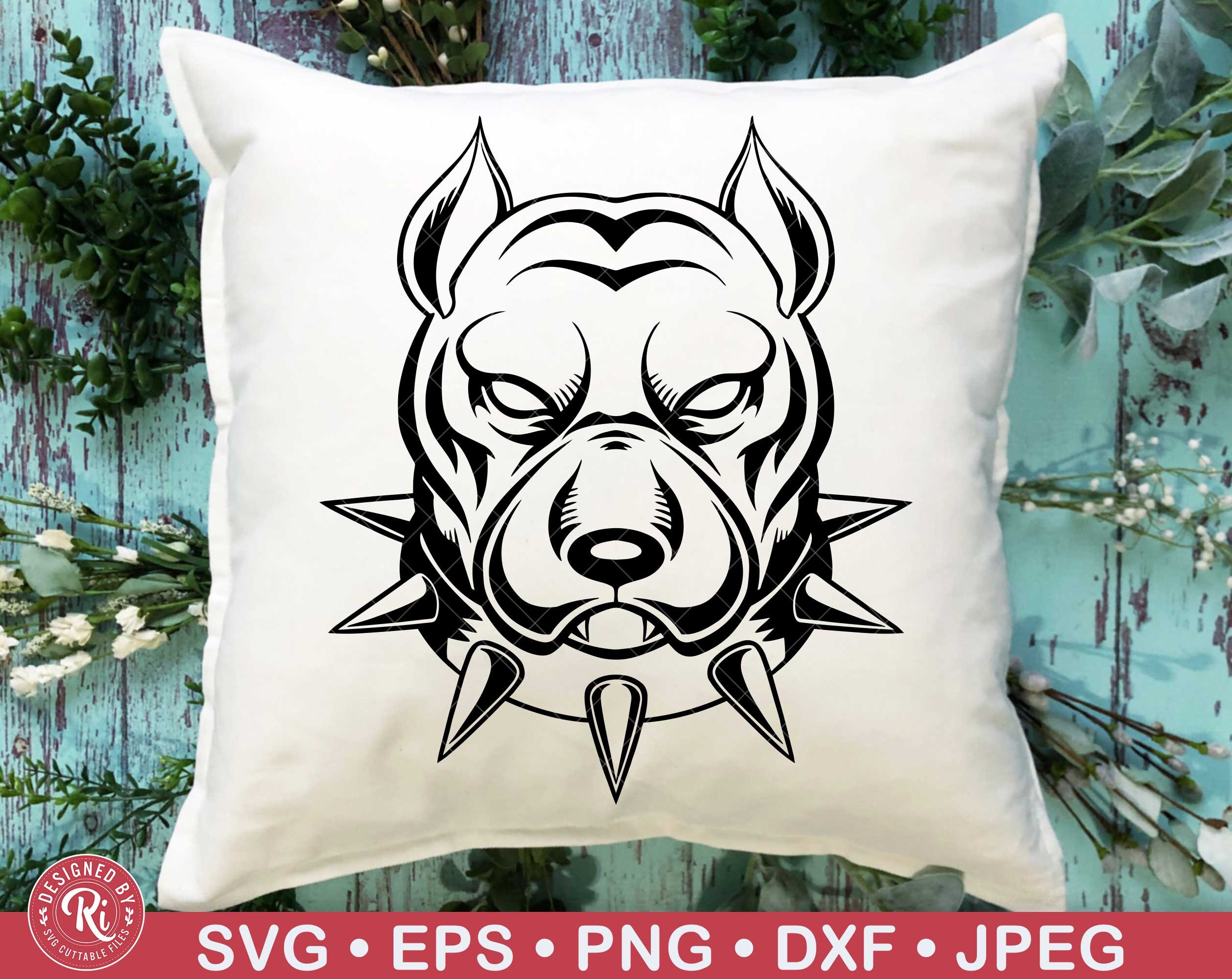 Pitbull Svg Pitbull Dad Pitbull Logo Pitbull Mom Canine - Etsy