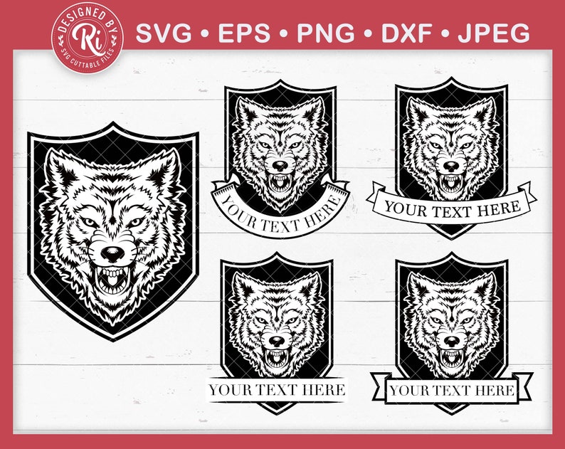 Wolf Monogram Svg Wolf Logo Wolf Png Wolf Sticker Wolf | Etsy