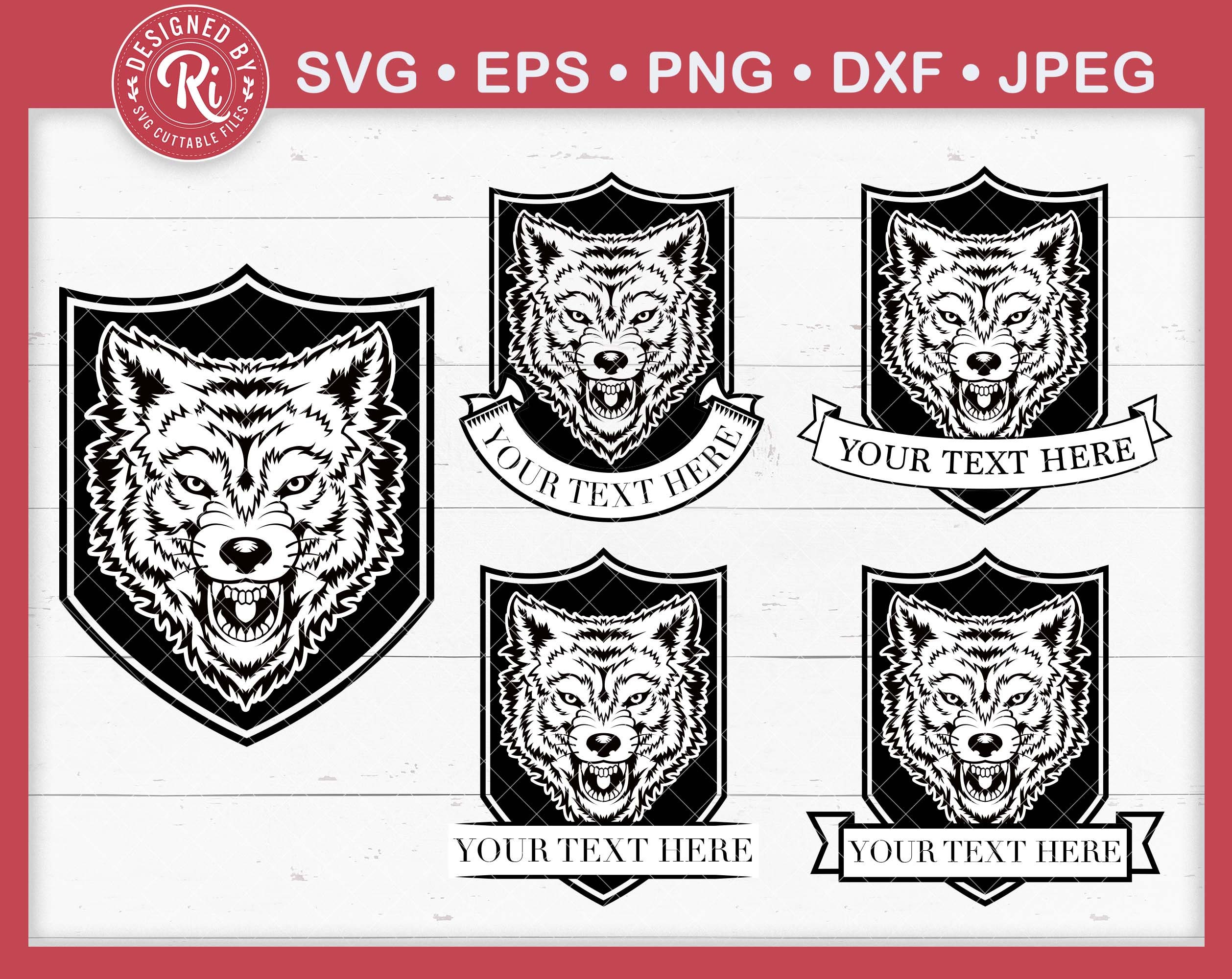Wolf Monogram Svg Wolf Logo Wolf Png Wolf Sticker Wolf | Etsy