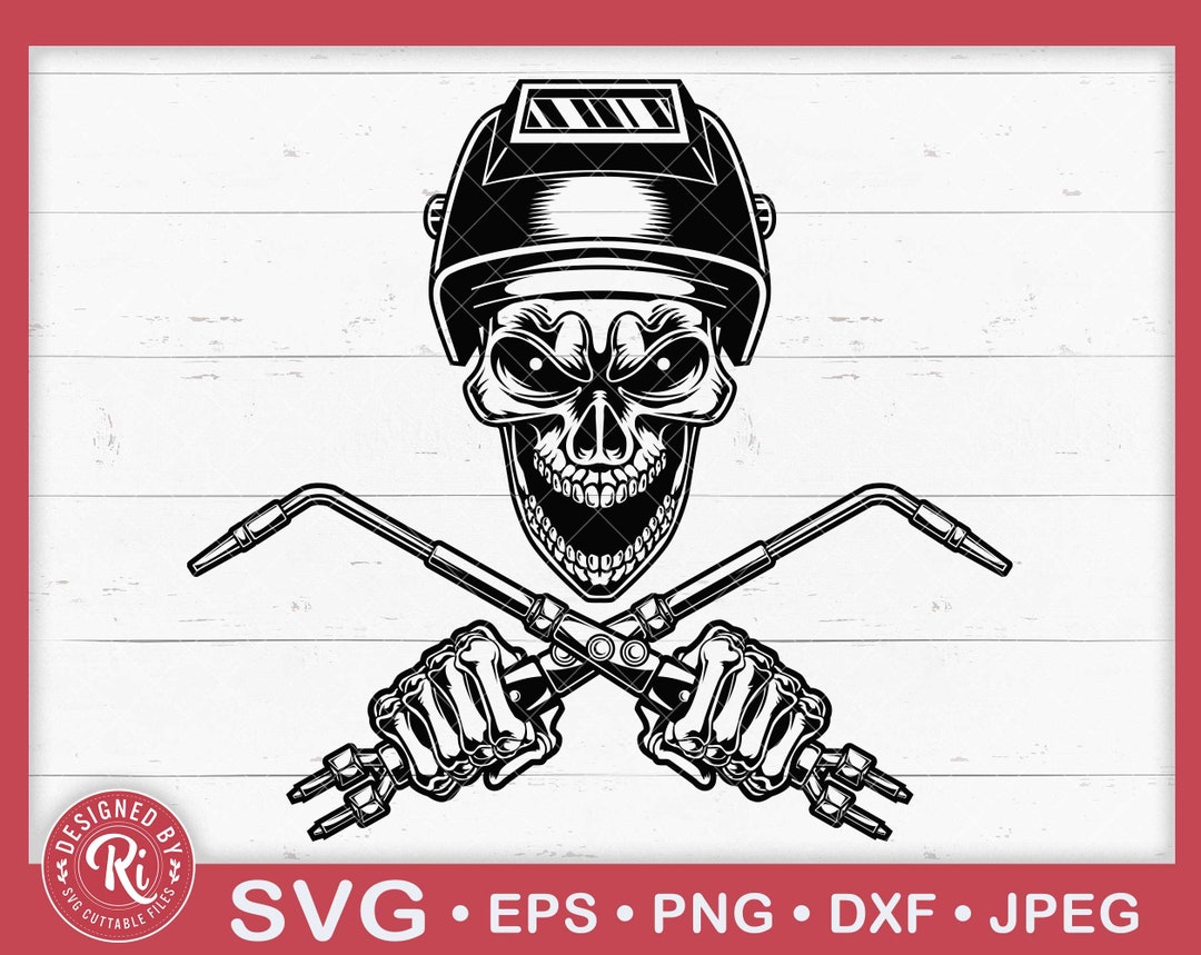Skull Welder Svg, Welding, Weld, Shirt, Mechanic, Construction ...