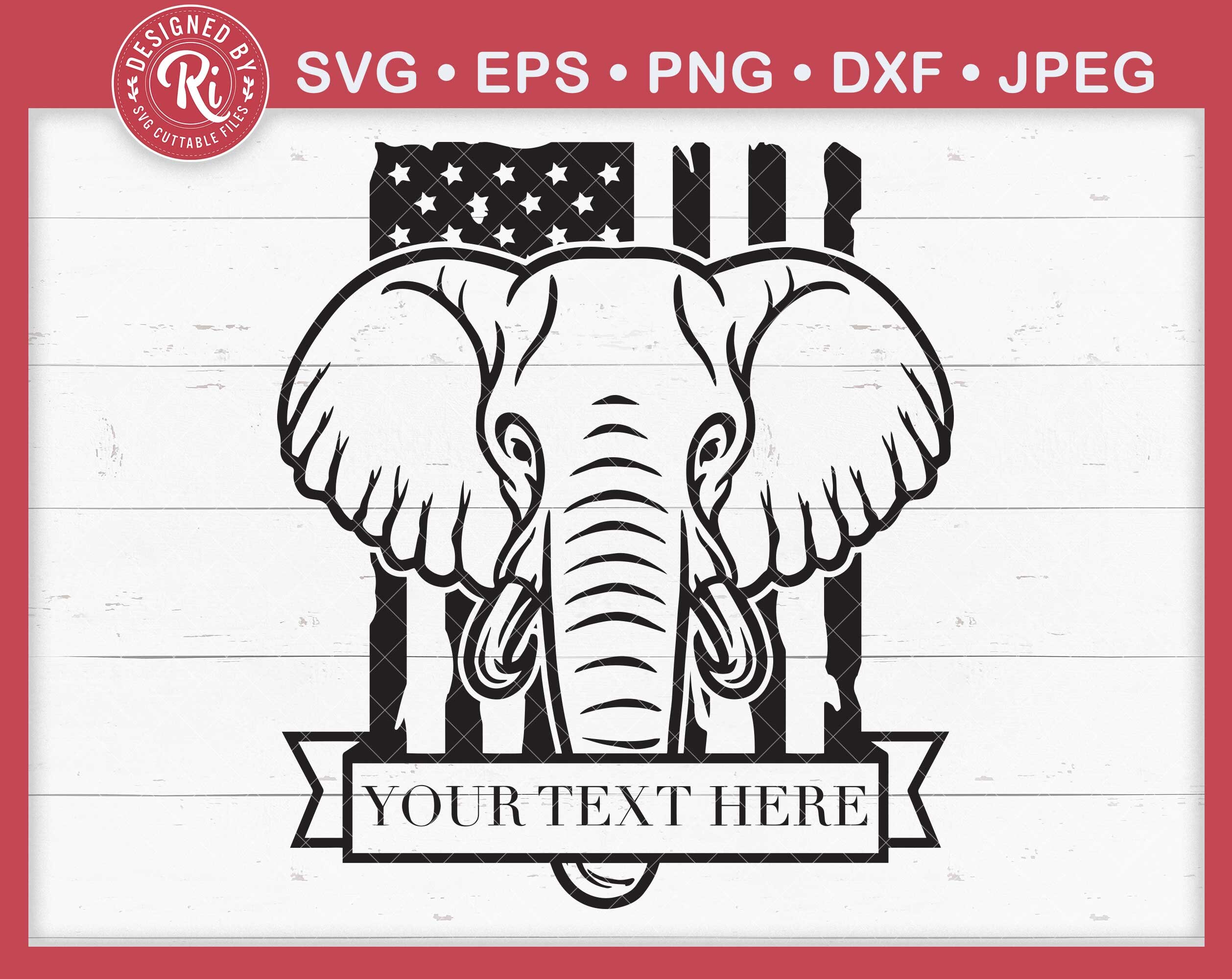 Elephant Monogram Svg Safari Animal Svg African Svg Nature - Etsy