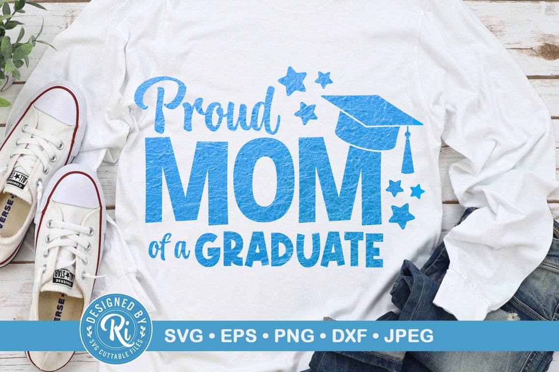 Proud Mom of A Graduate Svg Senior Mom Svg Graduation Svg - Etsy