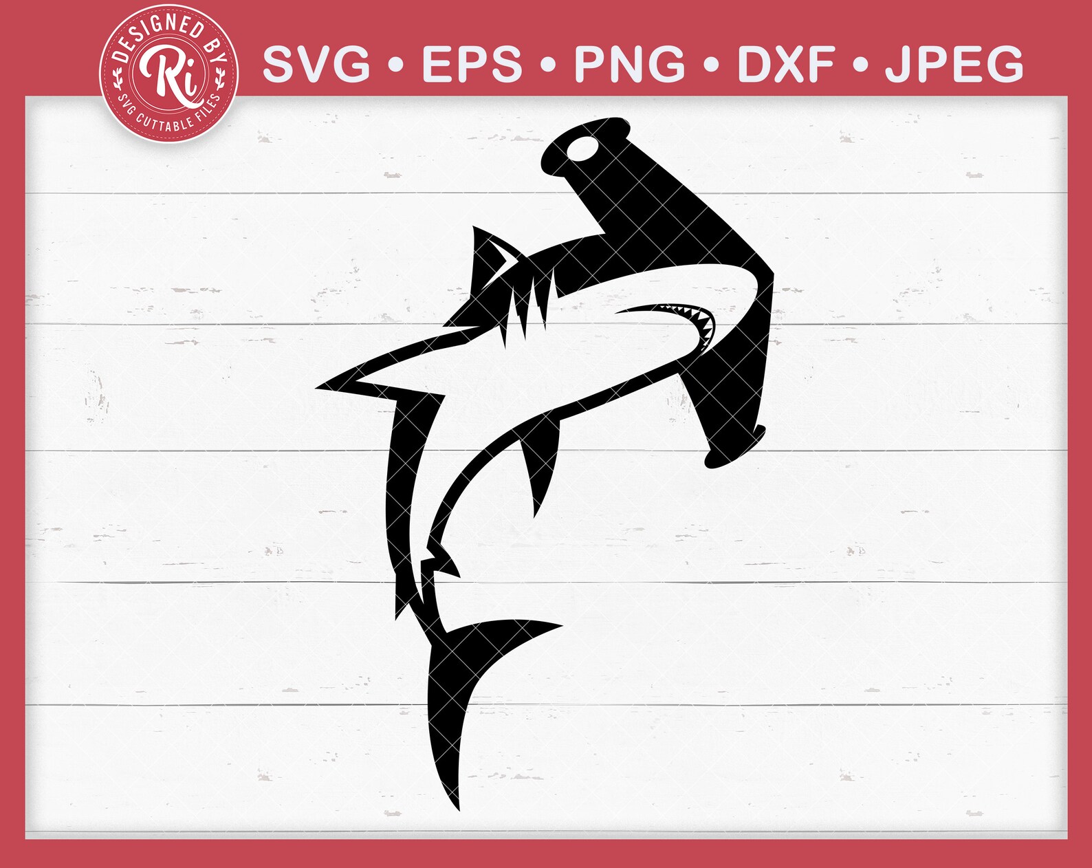 Sharks Svg Bundle, Hammerhead, Manta Ray, Great White Shark, Ocean ...