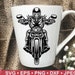 Skull Rider Svg, Biker Skull, Big Bike, Motorcycle, Ride or Die, Life ...