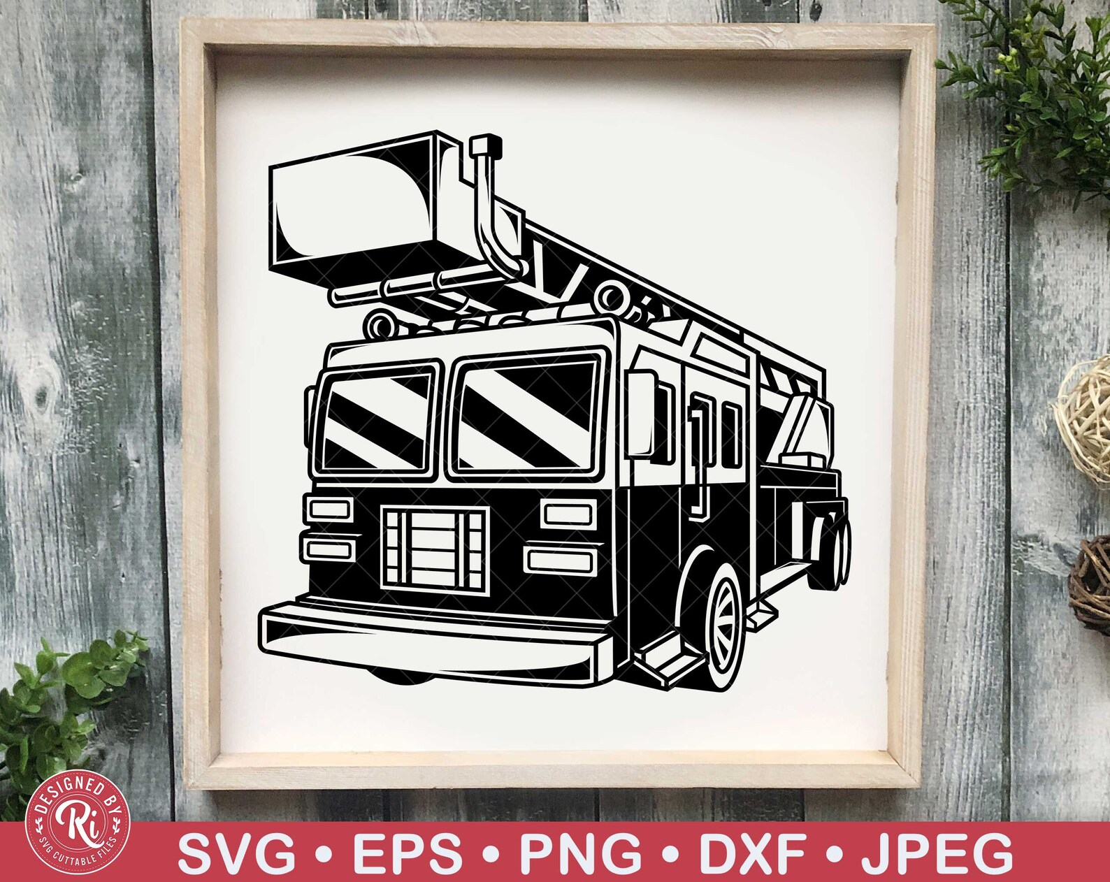 Firetruck Svg, Responder, Fire Engine, Fire Truck Clipart, Hook and ...