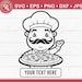 Pizza Monogram Svg, Chef Monogram Svg, Pizzeria Svg, Kitchen Monogram ...