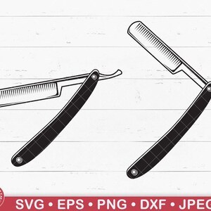 Straight Razor Svg, Hairdresser, Hairstylist, Hair Stylist, Hair Salon ...