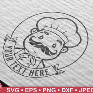 Chef Logo Svg, Chef Monogram, Restaurant Logo, Kitchen Logo, Chef ...