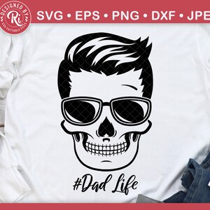 Dad Life Svg Kid Life Svg Dad Skull Svg Fathers Day Svg | Etsy