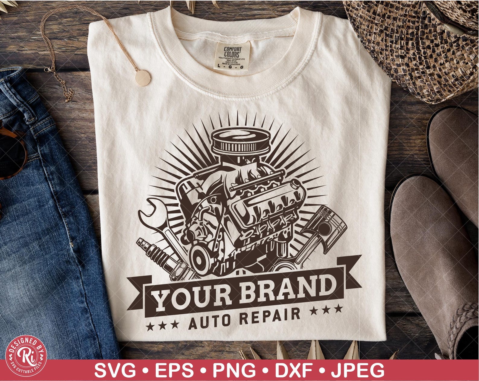 Auto Repair Shop Custom Logo SVG, Car Engine, Mechanic, Diesel Png ...
