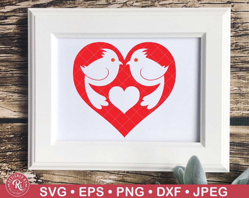 Love Birds Svg Valentines Day Wedding Couples I Love You - Etsy