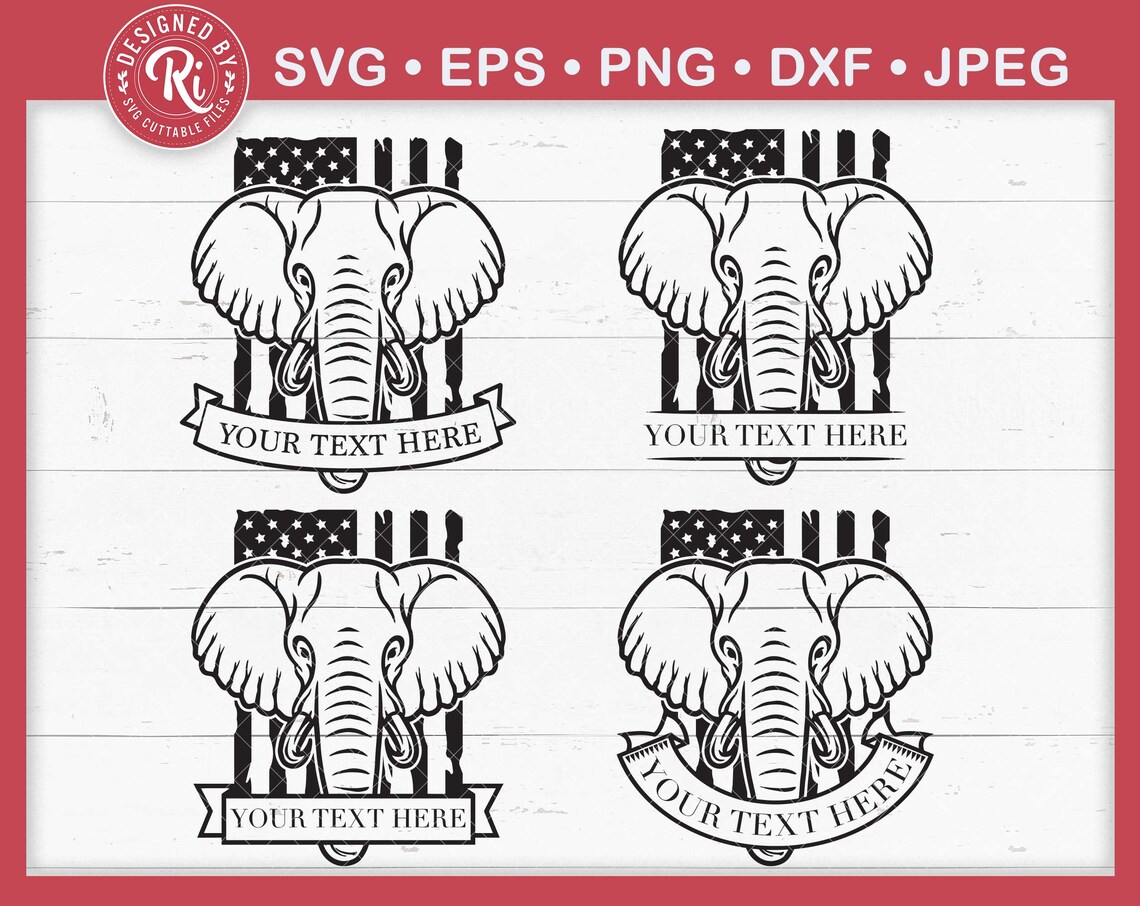 Elephant Monogram Svg Safari Animal Svg African Svg Nature - Etsy