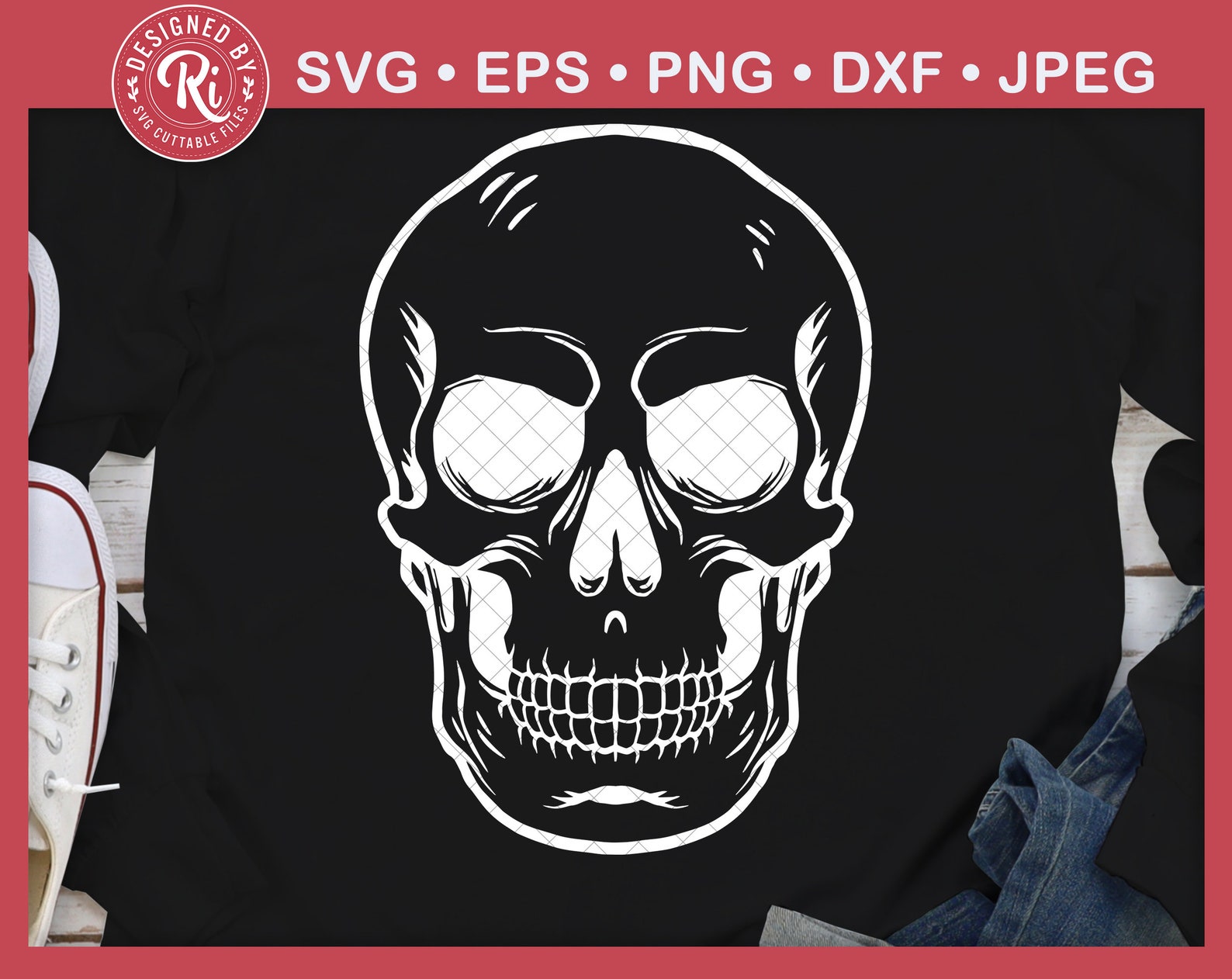 Skull Svg Skull Head Svg Skull Vector Happy Halloween Svg | Etsy