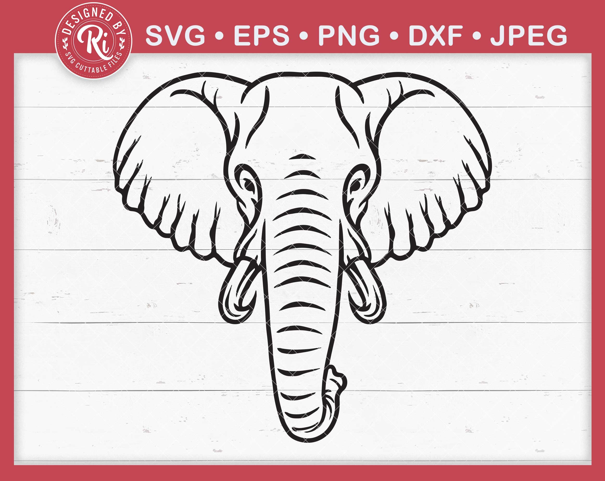 Elephant Svg Safari Animals Svg Elephant Clipart Elephant - Etsy