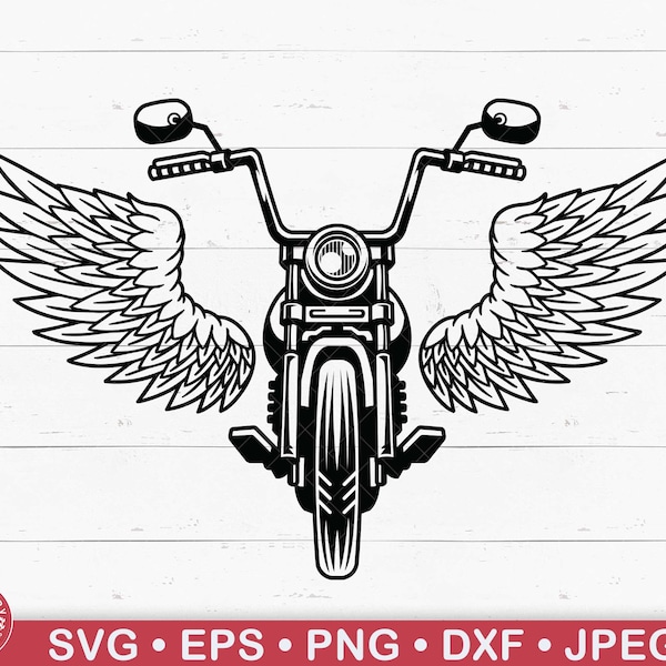 Motorcycle Svg - Etsy