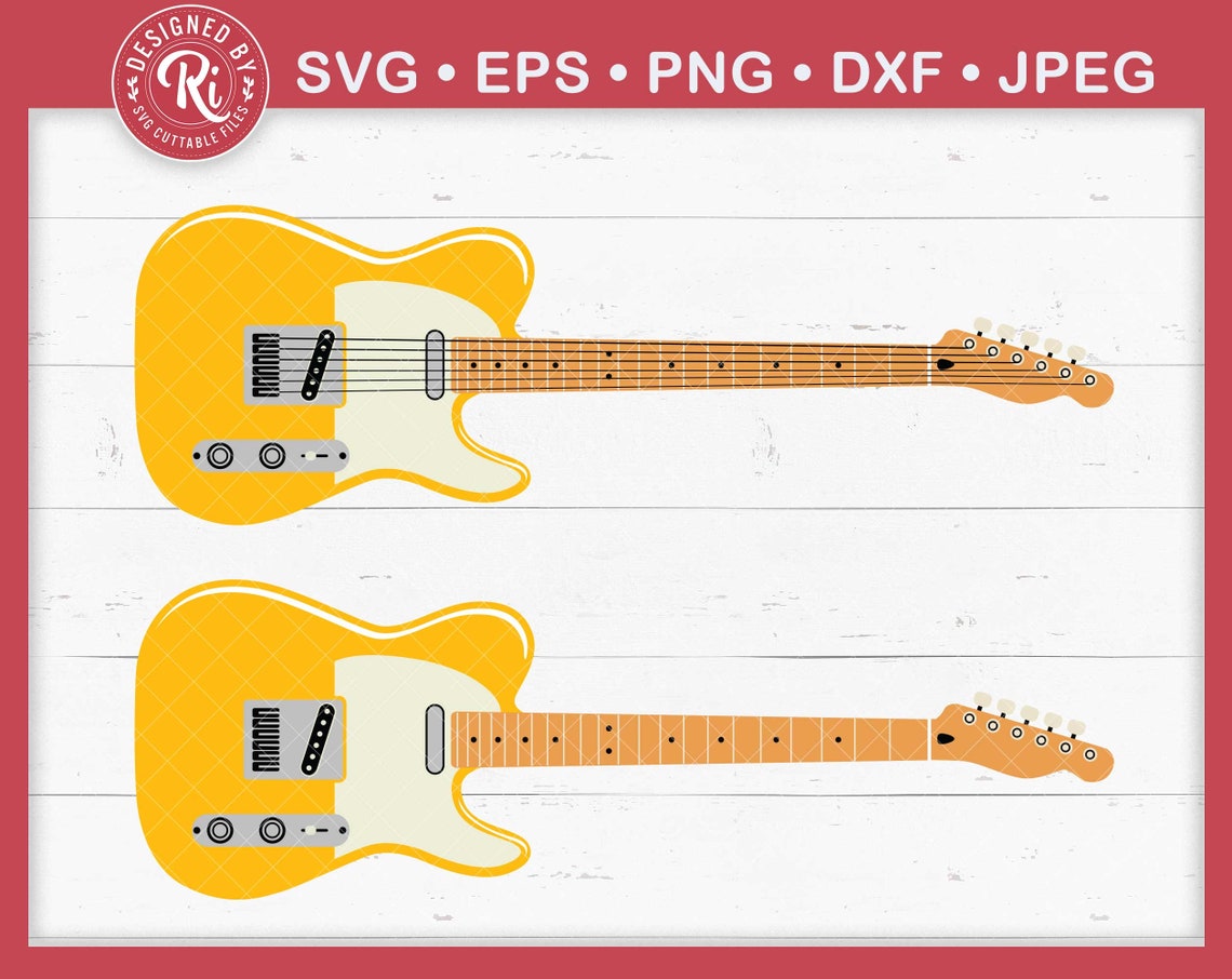 Fender Telecaster Svg Electric Guitar Svg Guitar Svg Music - Etsy