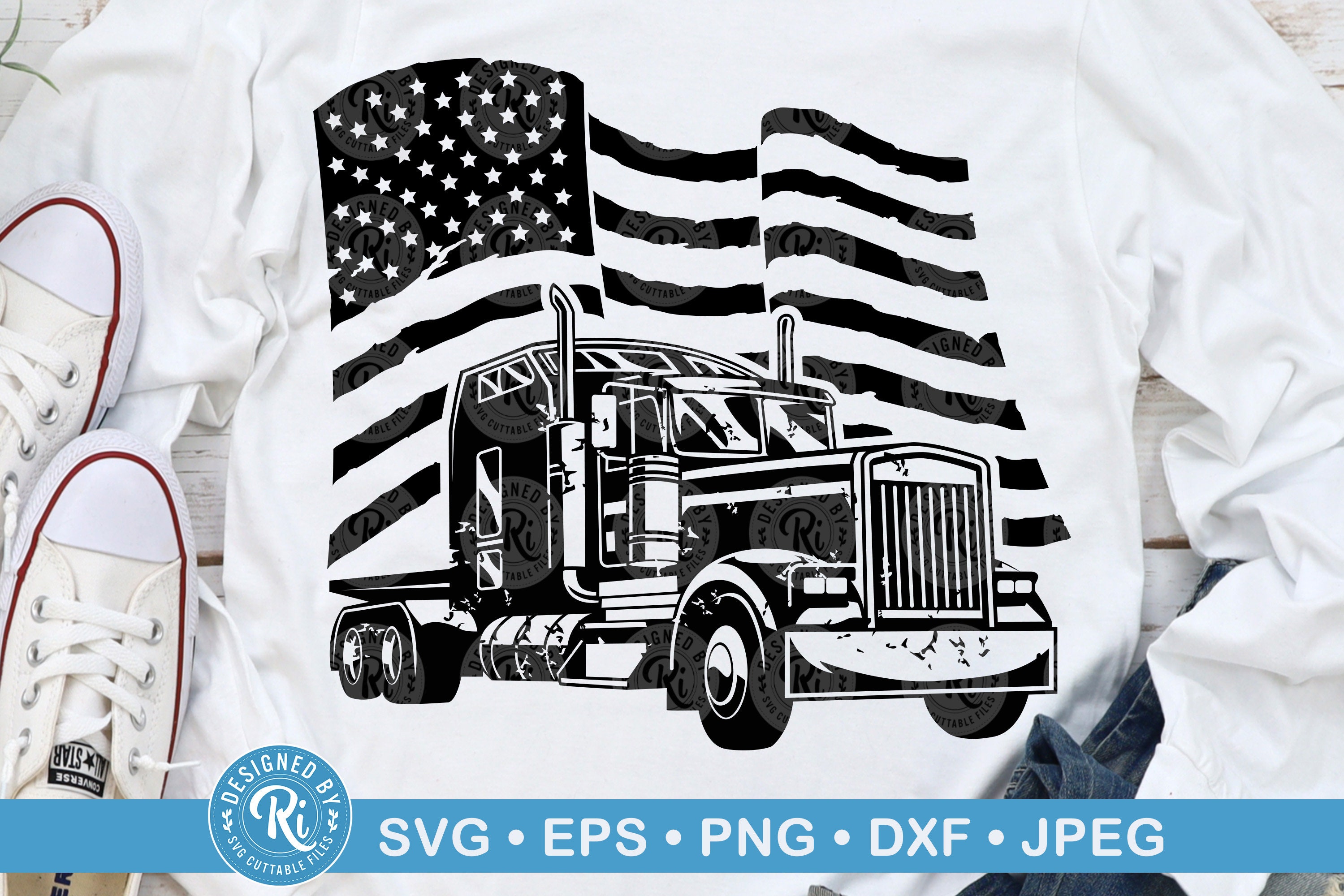 Semi Truck Svg Semi Trailer Truck Svg Truck Clip Art Truck - Etsy