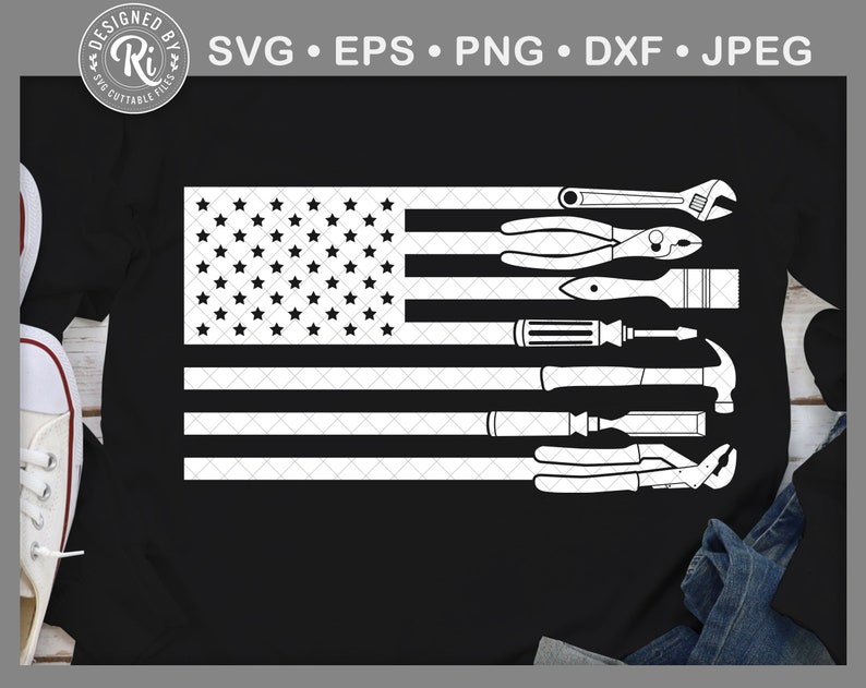 US Flag Tools Svg Tools Svg Patriot Svg American Flag Svg - Etsy