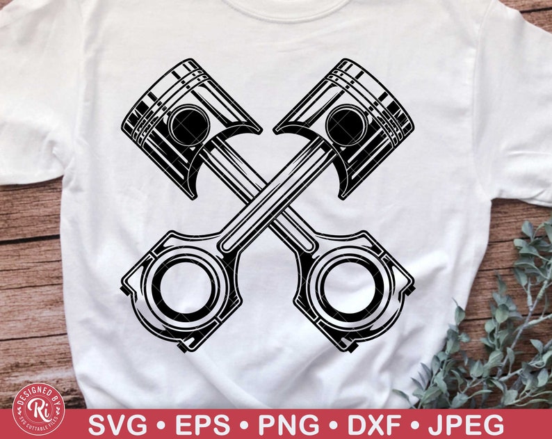 Piston Svg Mechanic Logo Motorcycle Repair Car Repair - Etsy