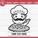 Pizza Monogram Svg, Chef Monogram Svg, Pizzeria Svg, Kitchen Monogram ...