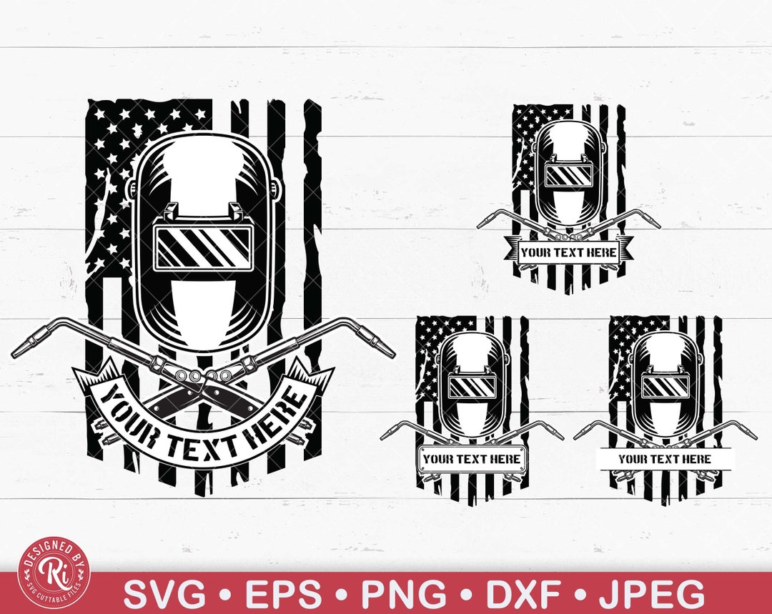 US Welder Monogram Svg, Welding Torch, Welding Helmet, Welding Vector ...