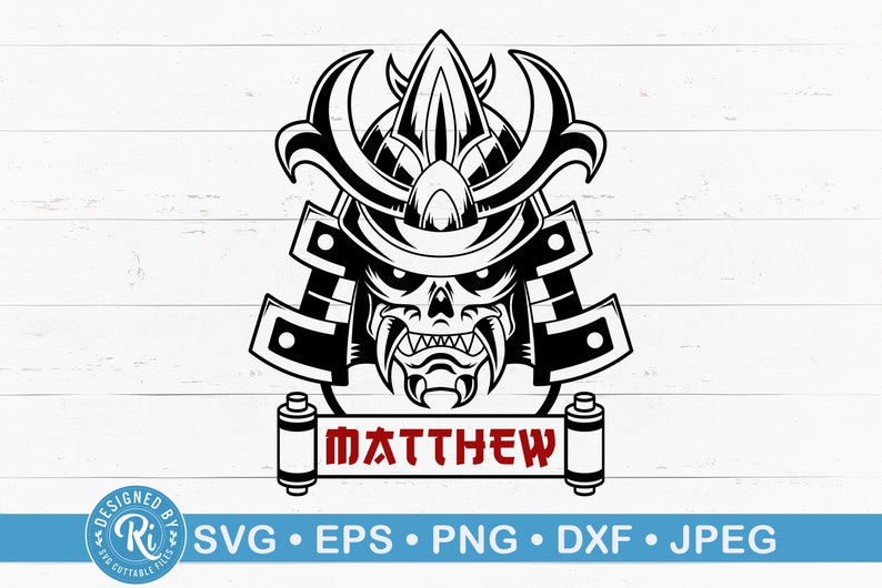 Samurai Monogram Svg Samurai Svg Ninja Svg Warrior Svg - Etsy