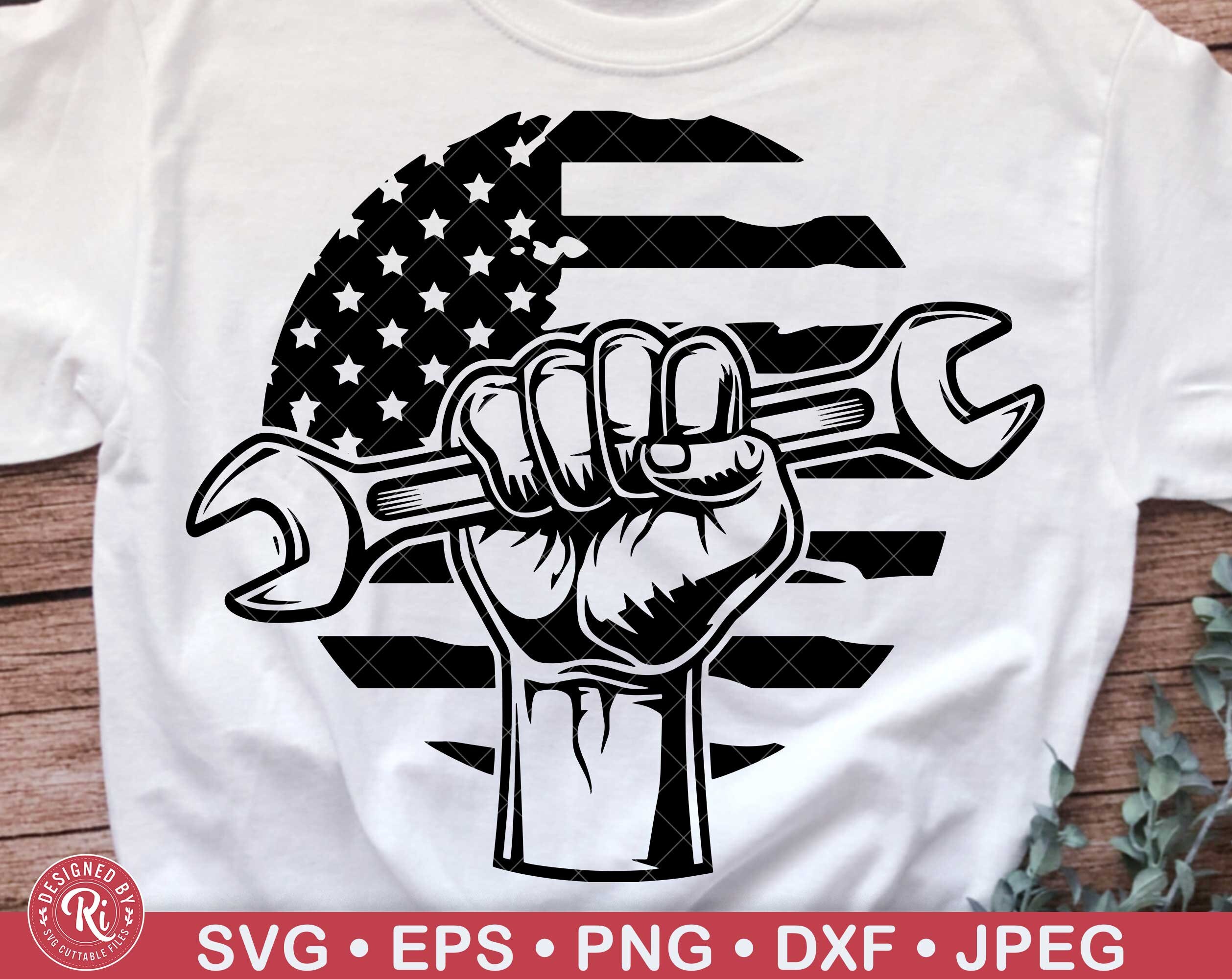Mechanic Flag Svg, US Mechanic, Mechanic Logo, Mechanic Tools, Mechanic ...