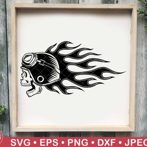 Skull Motorcycle Svg, Biker, Motorcycle Decal, Motorcycle Helmet, Ride ...