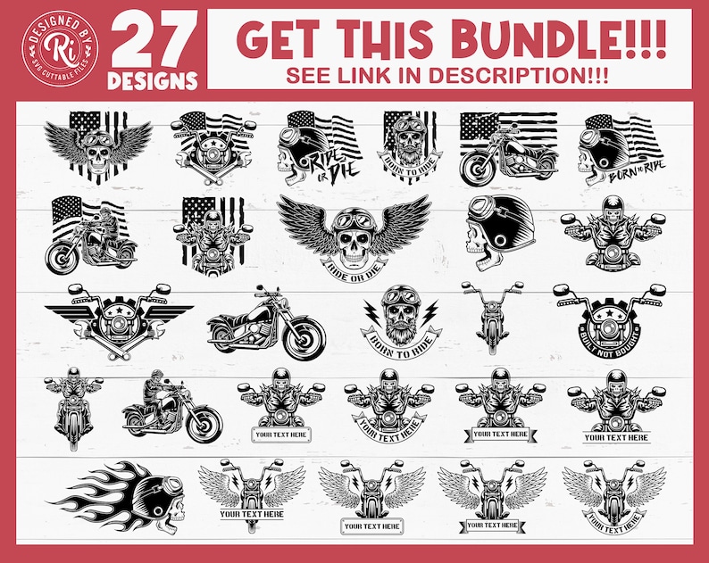 Motorcycle Monogram Svg Motorcycle Svg Motorcycle Wings SVG - Etsy