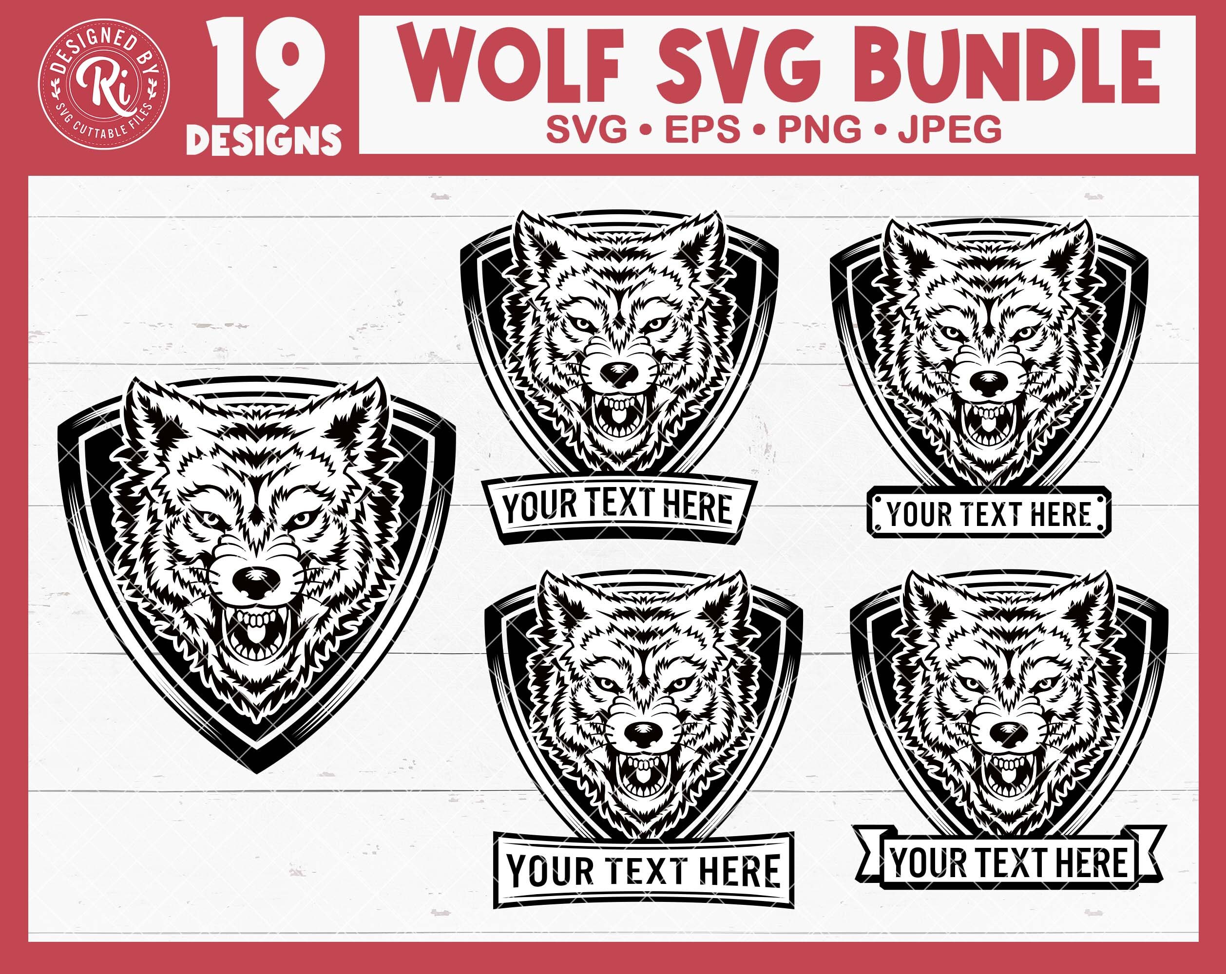 Wolf SVG Bundle Howling Wolf Wolves Wolf Head Wolf Pack - Etsy