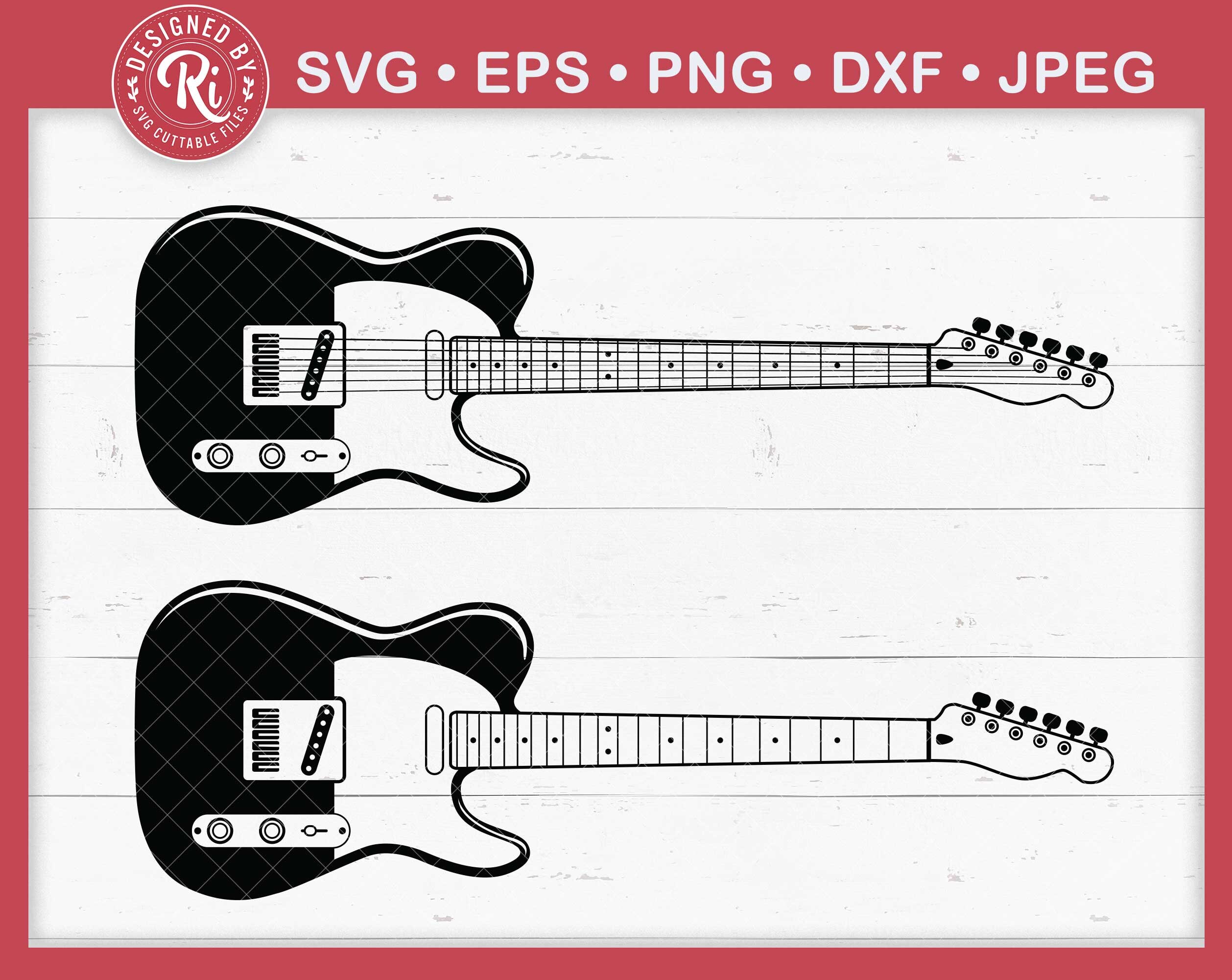 Fender Telecaster Svg Electric Guitar Svg Guitar Svg Music - Etsy