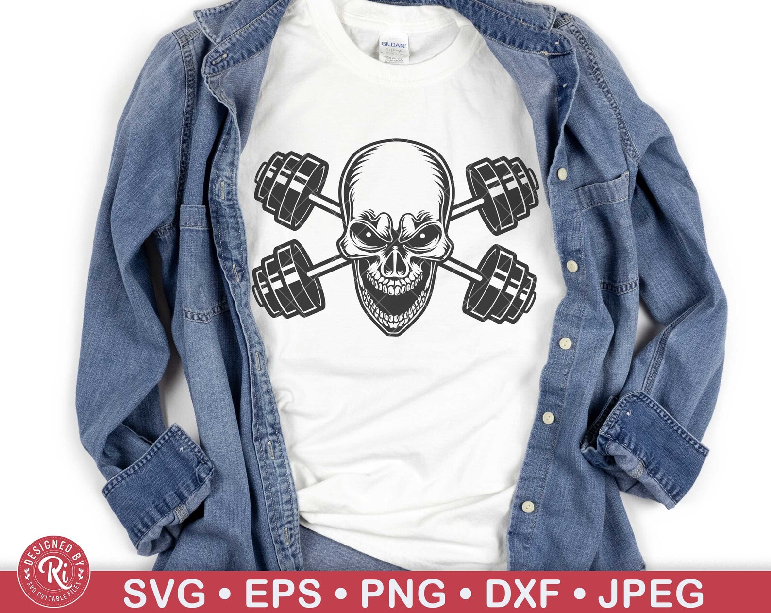 Skull Barbell Svg Skull Gym Svg Skull Bodybuilder Svg - Etsy