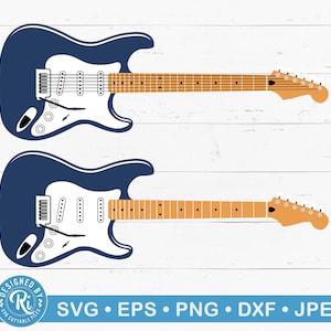Fender Stratocaster Svg, Electric Guitar Svg, Guitar Svg, Music Svg ...