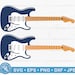 Fender Stratocaster Svg, Electric Guitar Svg, Guitar Svg, Music Svg ...