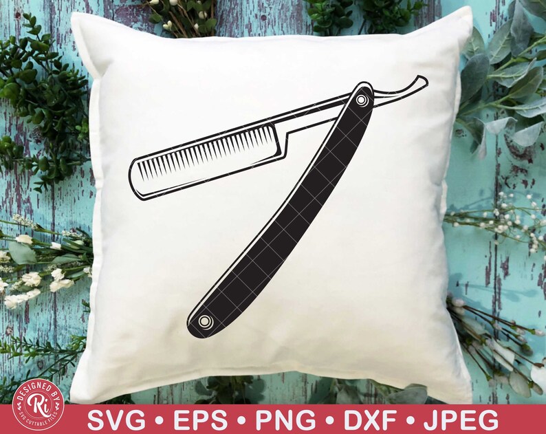 Straight Razor Svg Hairdresser Hairstylist Hair Stylist - Etsy