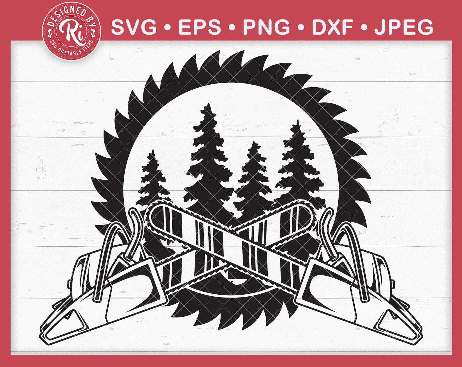 Crossed Chainsaw Svg Logging Svg Power Tool Svg Logger Svg - Etsy