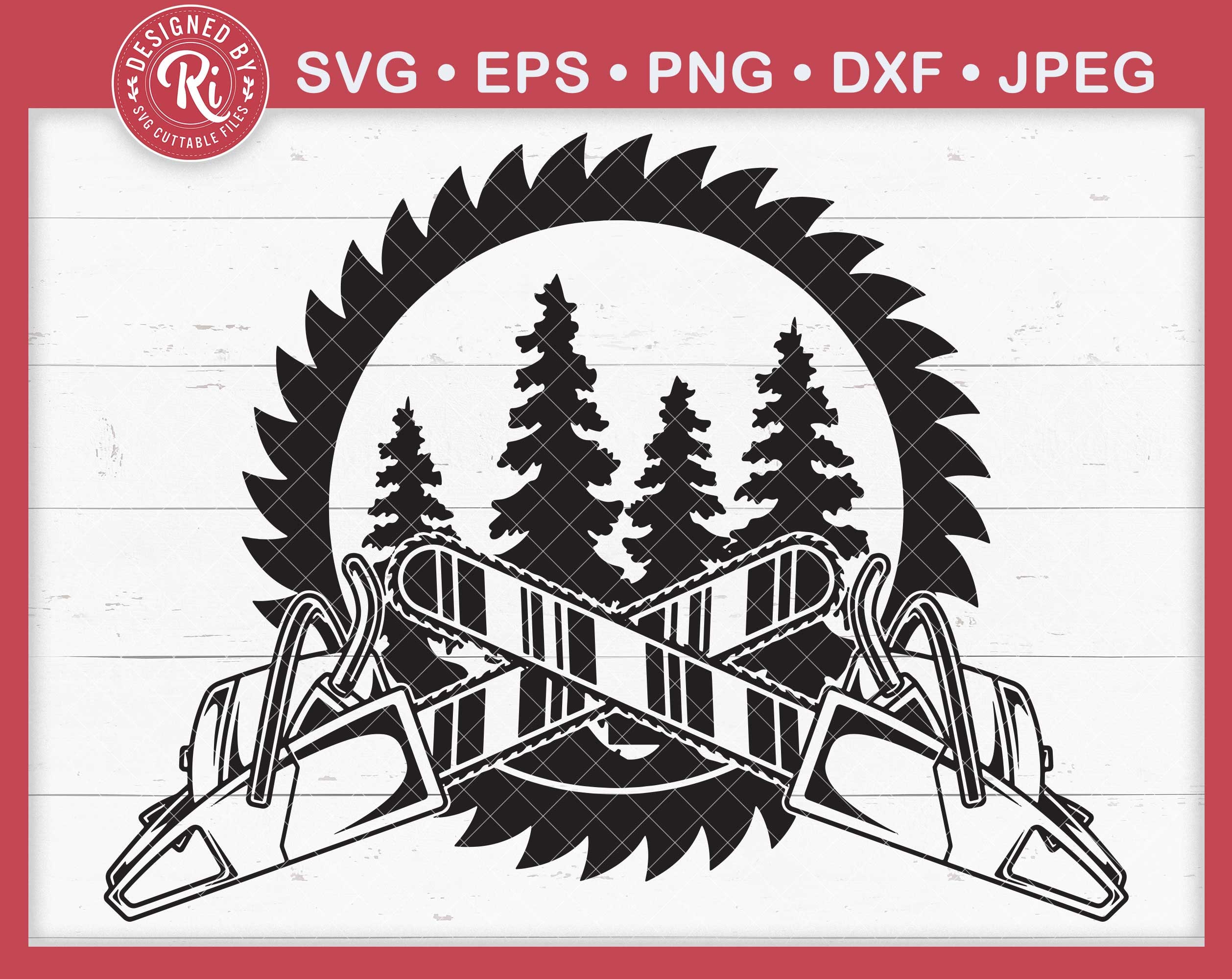 Crossed Chainsaw Svg Logging Svg Power Tool Svg Logger Svg - Etsy Canada
