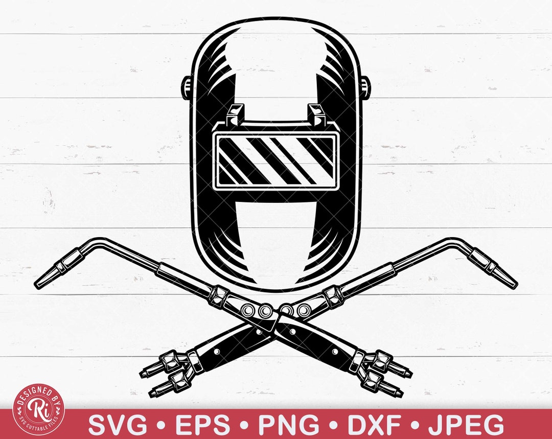 Welding Helmet With Tig Torches Svg, Welder, Iron Worker, Welding Shirt ...