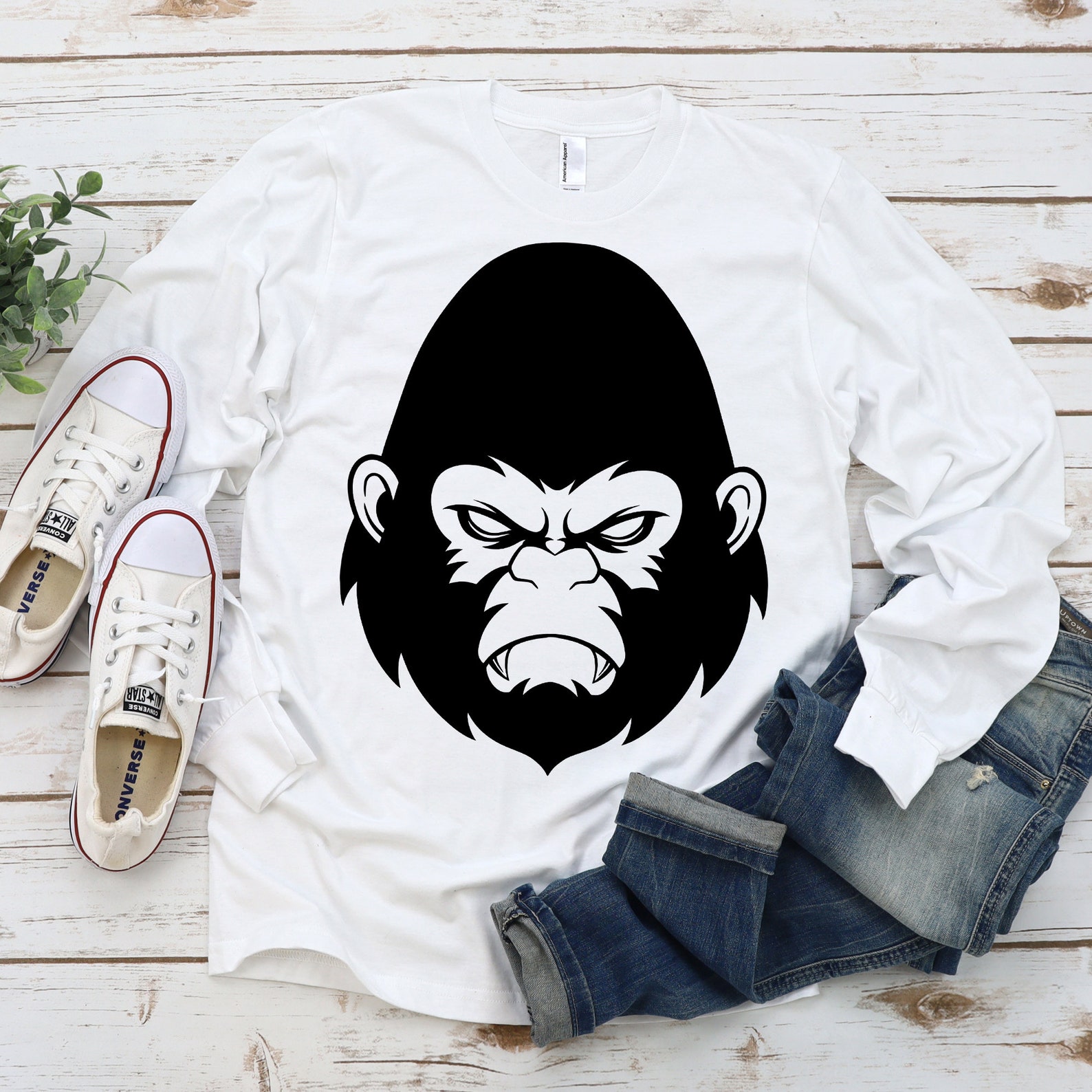 Gorilla Svg Gorilla Vector Gorilla Decal Gorilla Logo - Etsy