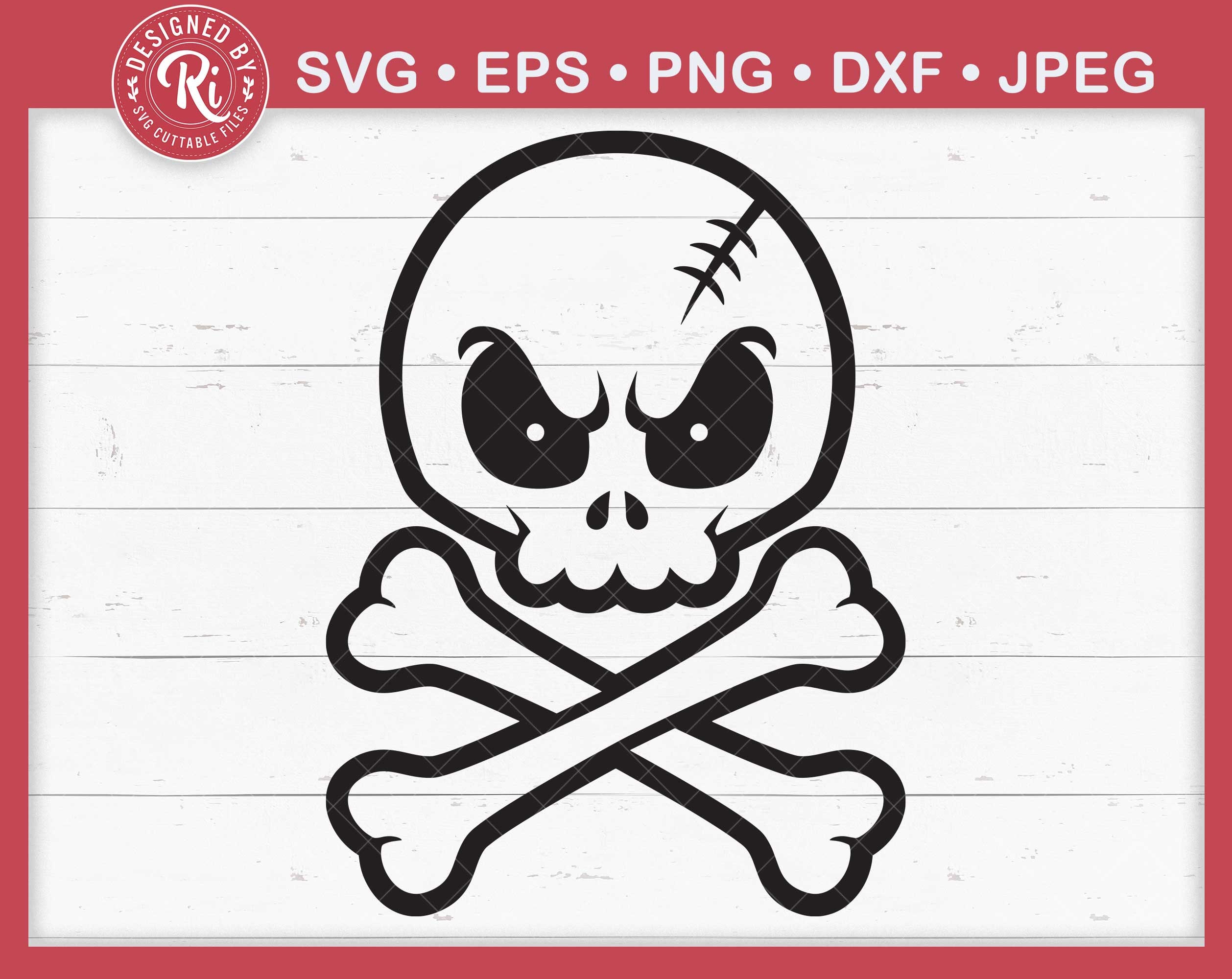 Cross Bones Svg, Skull Svg, Skeleton Svg, Pirate Svg, Trick or Treat ...