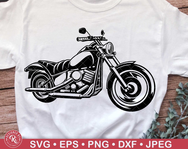 Motorcycle Svg Chopper Biker Big Bike Motor Bike Cruiser - Etsy